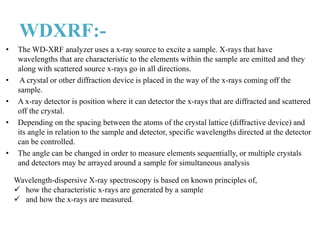 XRF and its types | PPTX | Chemistry | Science