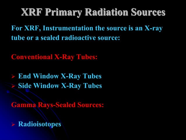 XRF Basic Principles | PPT