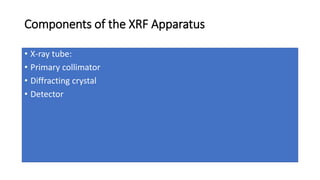 Xrf & it's types | PPTX | Chemistry | Science