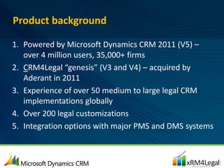 xRM4Legal Strategic Marketing & Business Development Capability | PPT