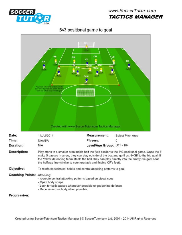 6v3 positional game | PDF