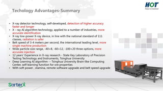 Xrt x ray transmission ore sorter intelligent dry separation-hot mining ...