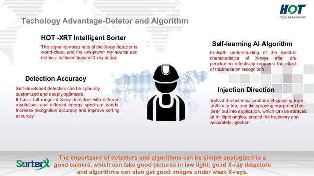 Xrt x ray transmission ore sorter intelligent dry separation-hot mining ...