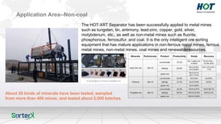 Xrt x ray transmission ore sorter intelligent dry separation-hot mining ...