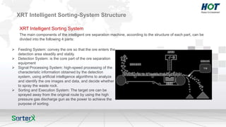Xrt x ray transmission ore sorter intelligent dry separation-hot mining ...