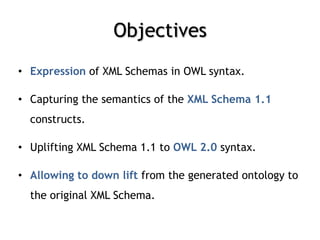 The XS2OWL Framework | PPT