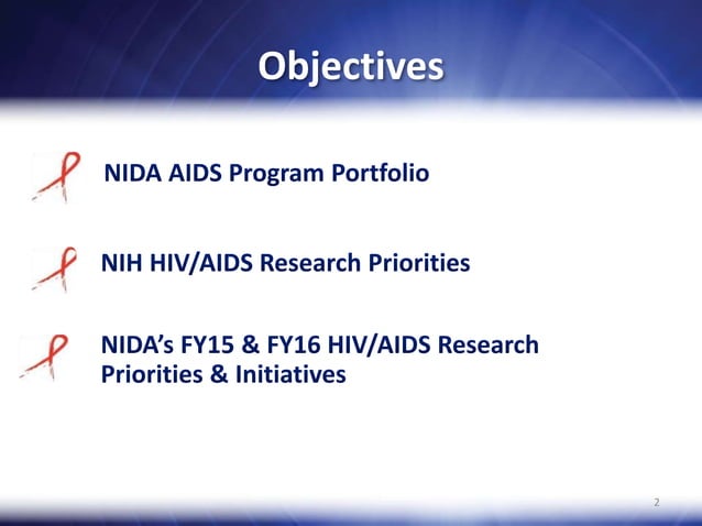 NIDA's AIDS Research Program | PPT