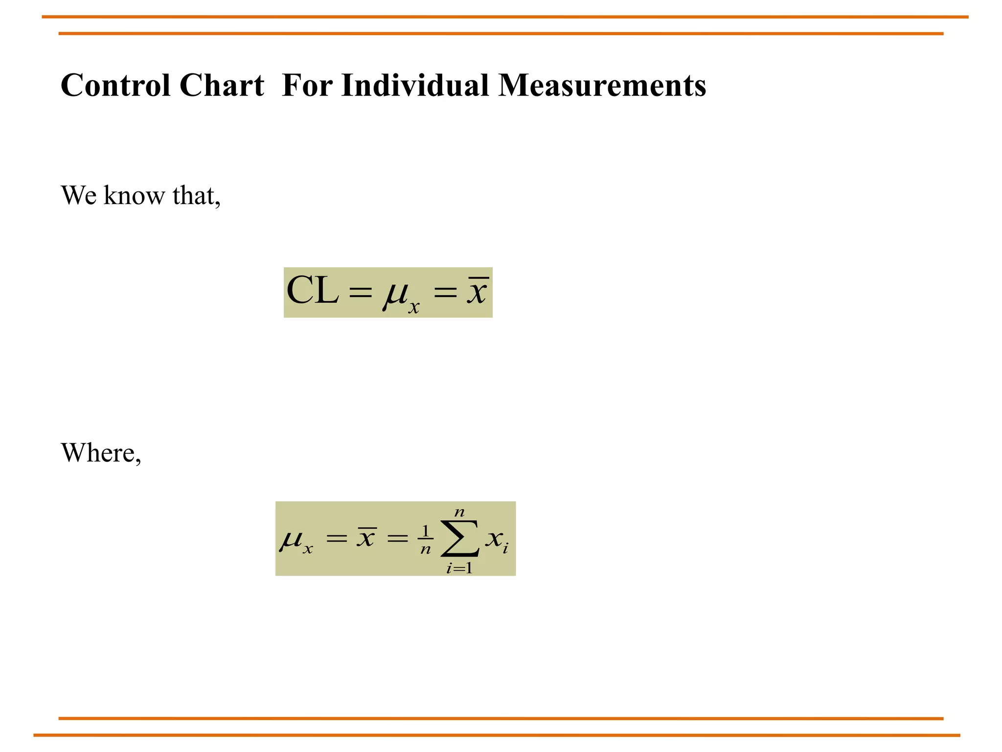 X, s chart and shewart control chart | PPTX | Science