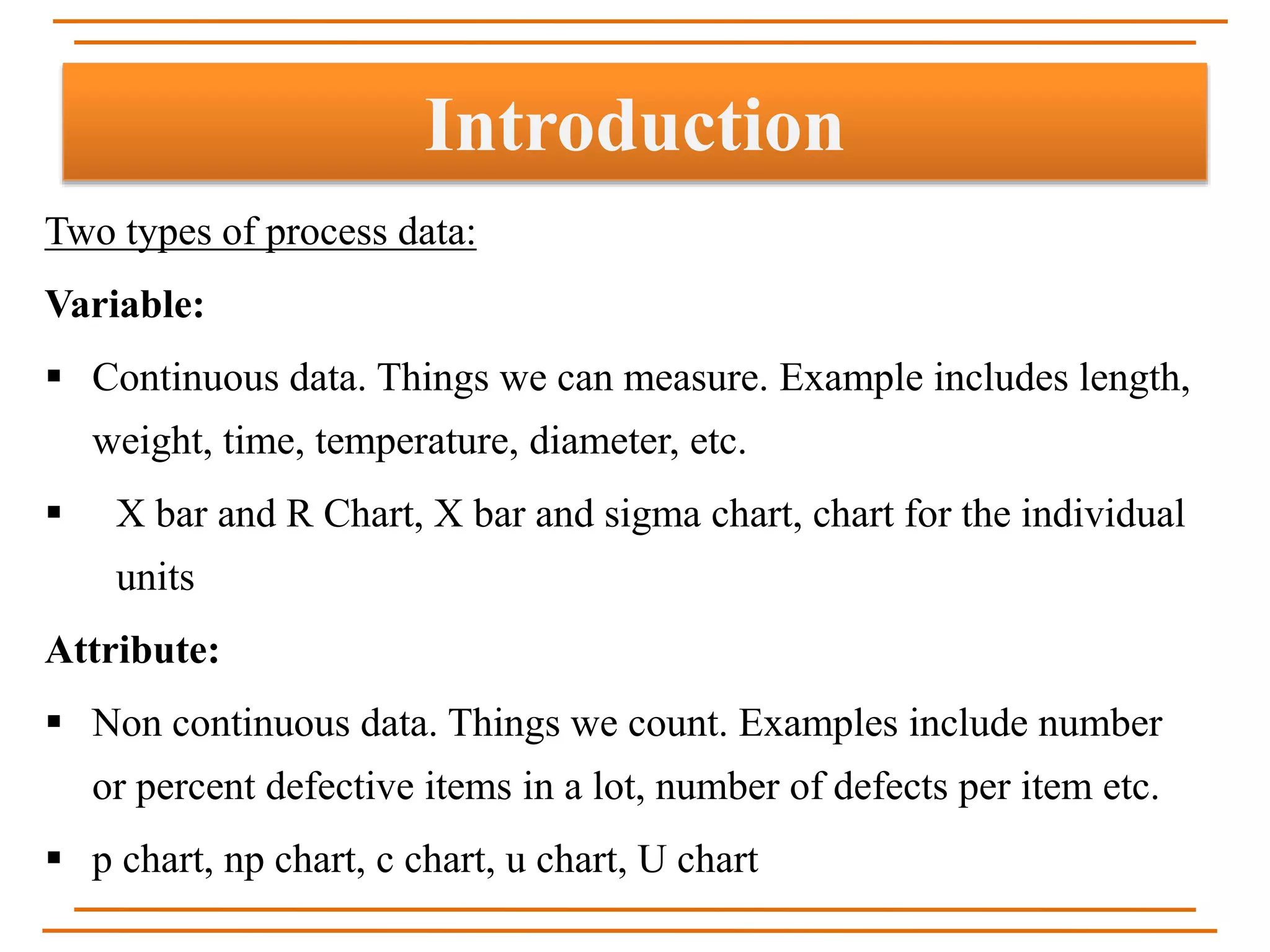 X, s chart and shewart control chart | PPTX | Science