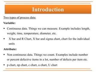 X, s chart and shewart control chart | PPTX