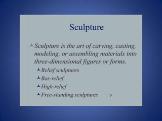 Sculpture ppt | PPT