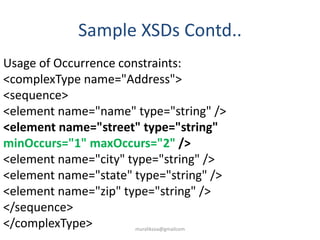 Xsd Basics R&D with ORACLE SOA | PPT