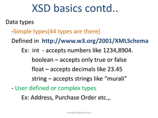 Xsd basics | PPT
