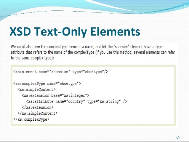 Xsd examples