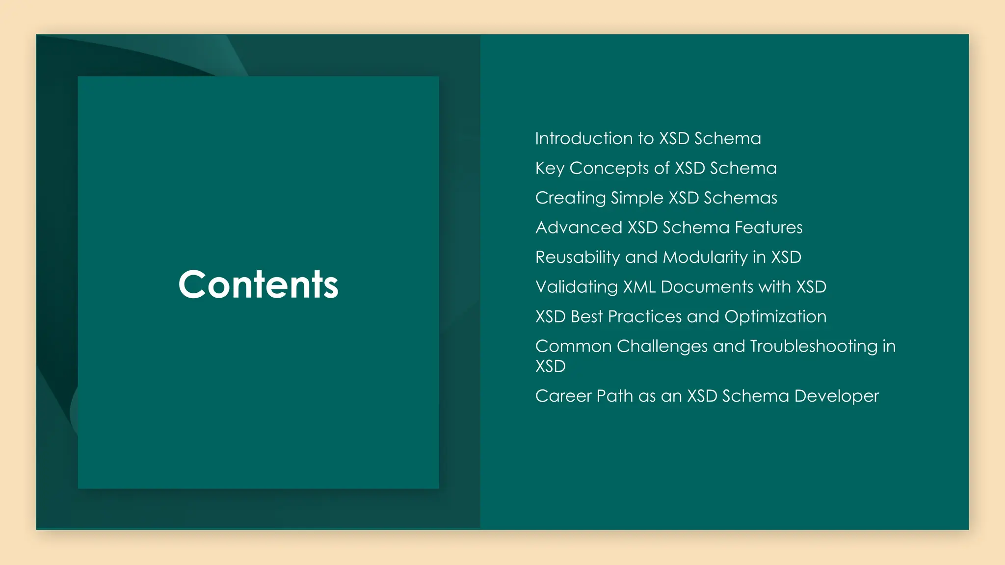 XSD Schema Presentation on basic of the schema | PPTX