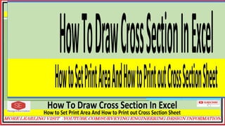 Cross section in excel | PPTX