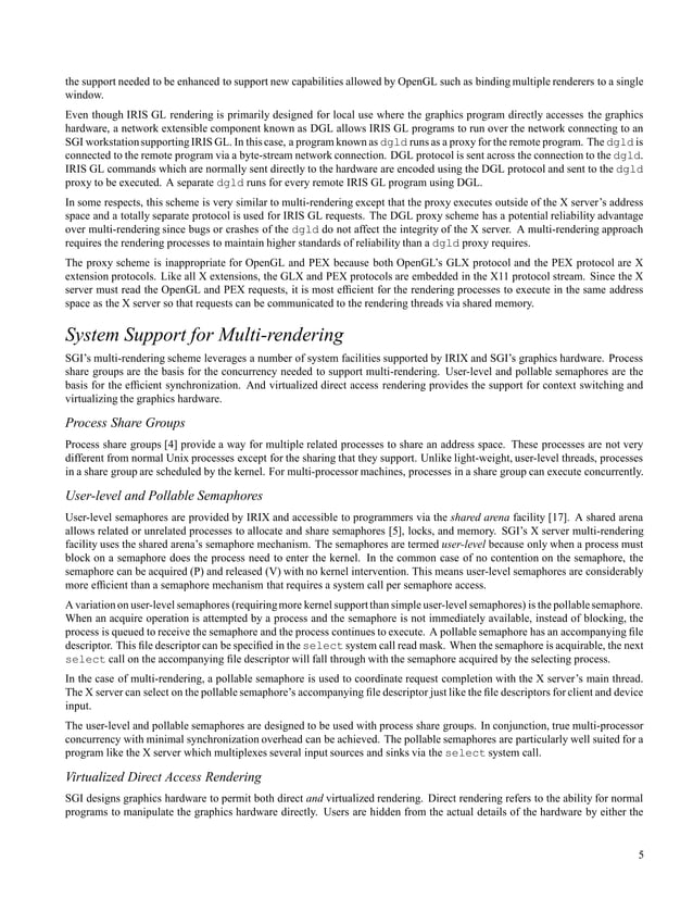 X Server Multi-rendering for OpenGL and PEX | PDF