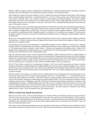 X Server Multi-rendering for OpenGL and PEX | PDF