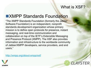 XSF - XMPP Standards Foundation | PPT