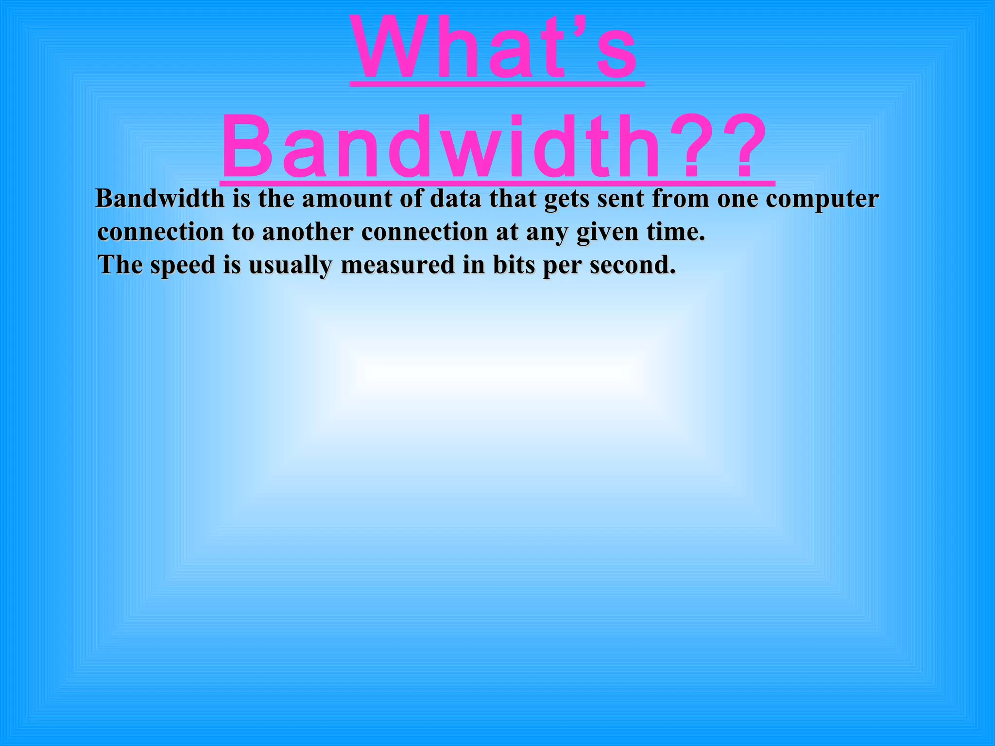 Bandwidth Management Software | PPT