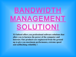 Bandwidth Management Software | PPT