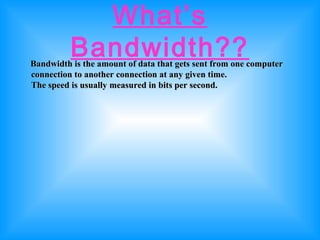 Bandwidth Management Software | PPT