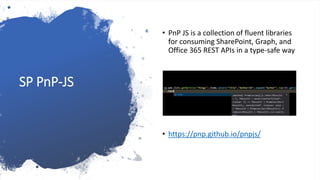 Cross Site Collection Navigation with SPFX, PowerShell PnP, PnP-JS, Office UI | PPTX