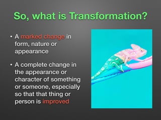 Why Transformations Fail and How Could Project Management Help/ | PPT