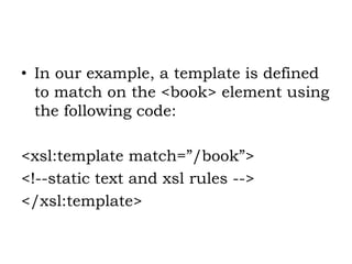 XSL - XML STYLE SHEET | PPTX