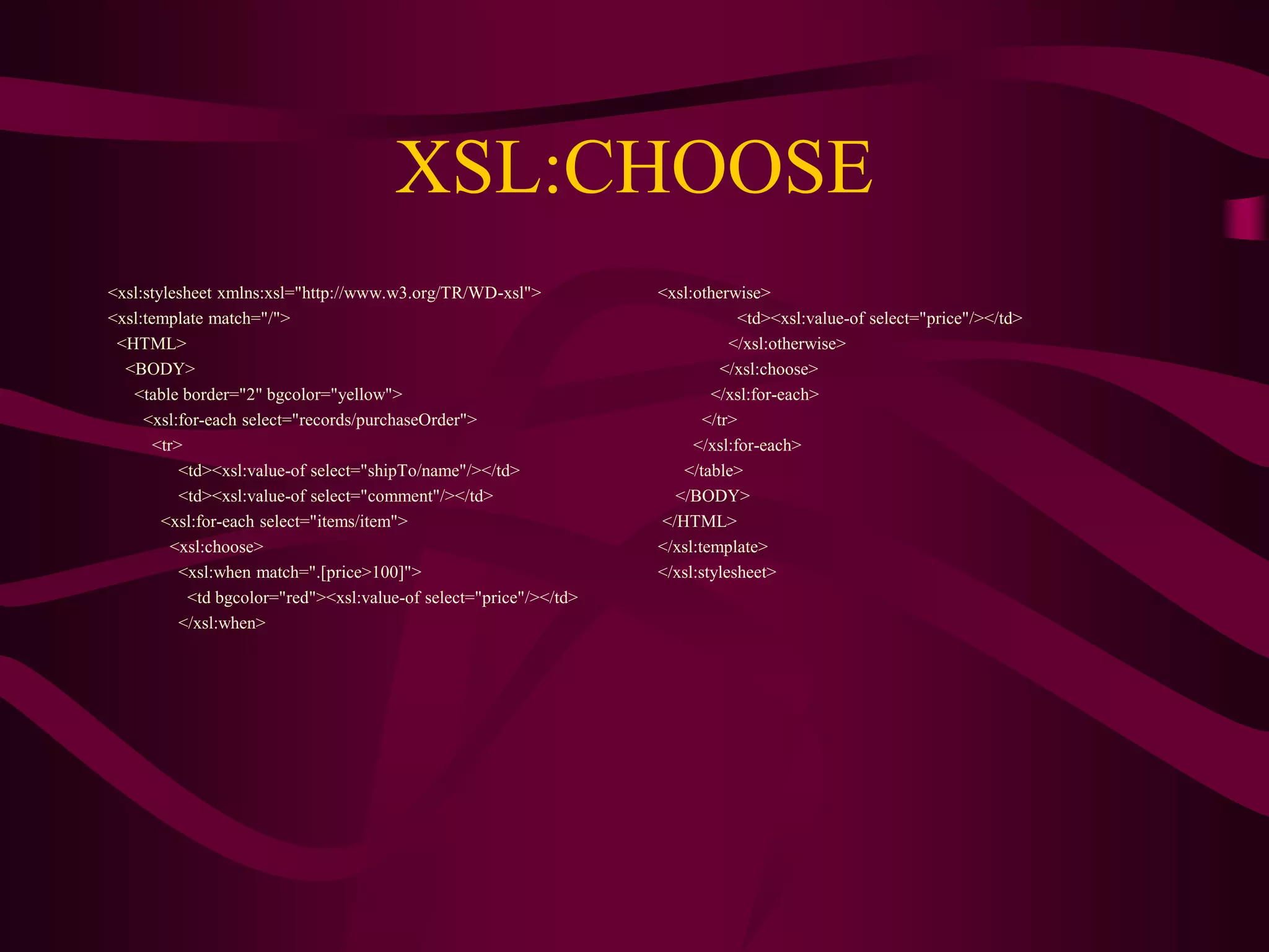 Xsl presentation | PPT