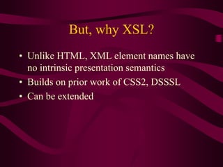 Xsl presentation | PPT