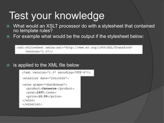 XSLT | PPT