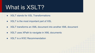 XSLT. Basic. | PPT