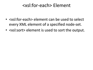 eXstensible Sylesheet Language_simple.pptx | Free Download