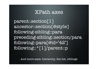XSLT and XPath - without the pain! | PDF