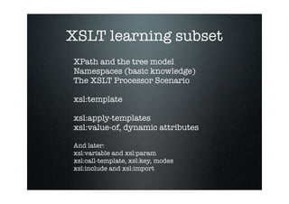 XSLT and XPath - without the pain! | PDF
