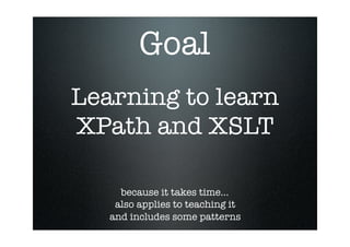 XSLT and XPath - without the pain! | PDF