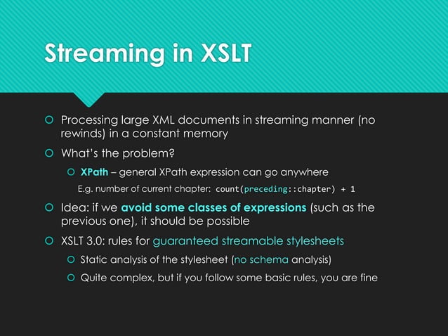 XSLT 3.0 - new features | PPTX
