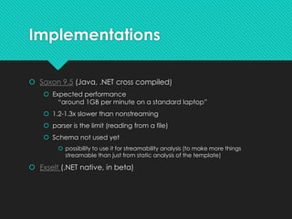 XSLT 3.0 - new features | PPTX