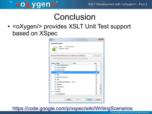 Xslt Development With Oxygen Part 3 Debugging Profiling And Unit