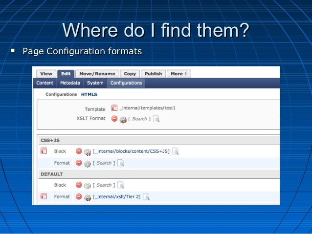 Xslt Formats In Website Templates In Cascade Server Cms By Jay Mercer