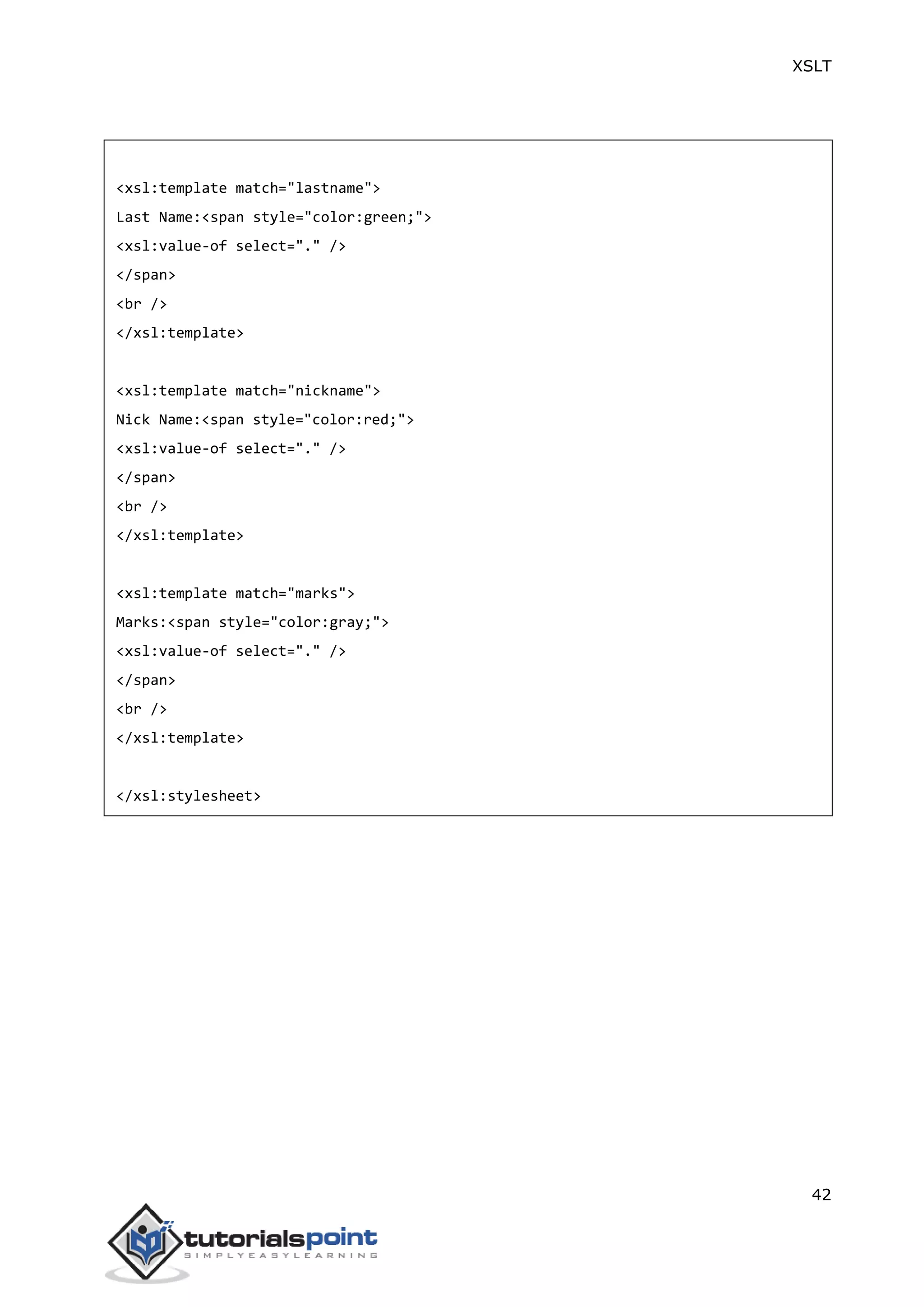 Xslt tutorial | PDF | Free Download