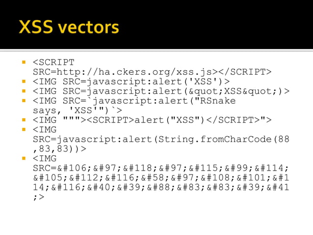 Cross Site Scripting ( XSS) | PPTX | Web Development | Internet