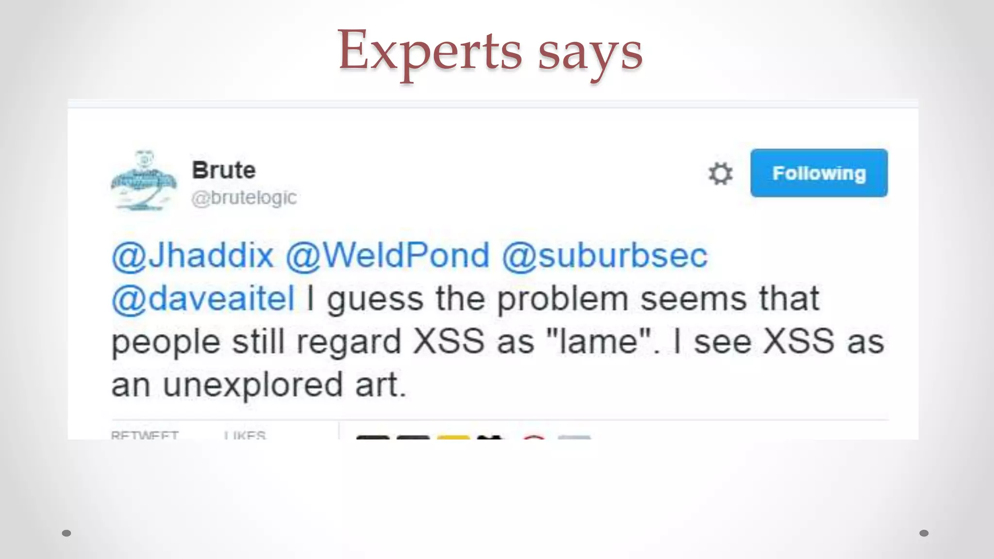 Identifying XSS Vulnerabilities | PPTX