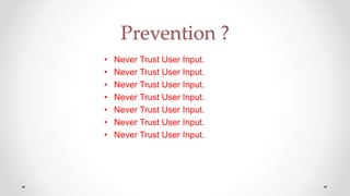 Identifying XSS Vulnerabilities | PPTX
