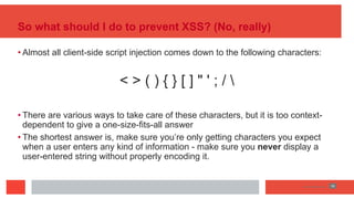 Cross Site Scripting: Prevention and Detection(XSS) | PPTX