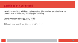 Cross Site Scripting: Prevention and Detection(XSS) | PPTX