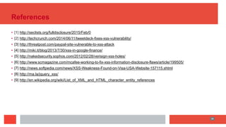 Cross Site Scripting: Prevention and Detection(XSS) | PPTX