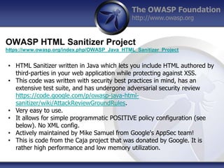 Cross Site Scripting (XSS) Defense with Java | PPT