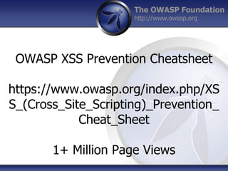 Cross Site Scripting (XSS) Defense with Java | PPT